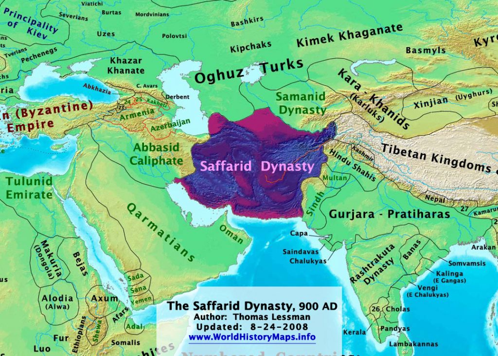 Saffarid Dynasty - World History Maps